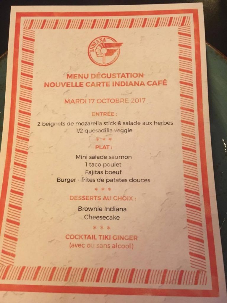 Les Indiana Café et leur nouvelle carte aux saveurs américano ...