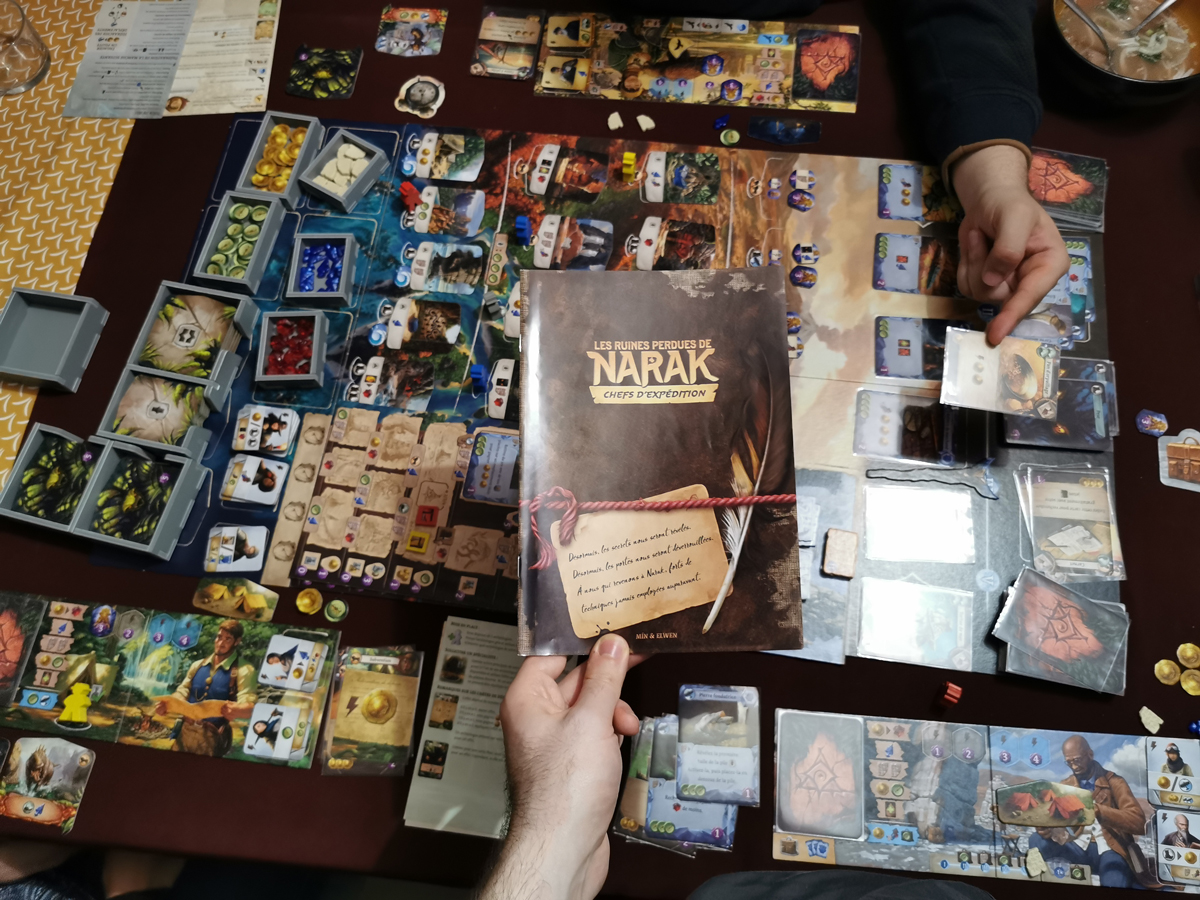 Avis et test du jeu société Les Ruines perdues de Narak et l'extension ...