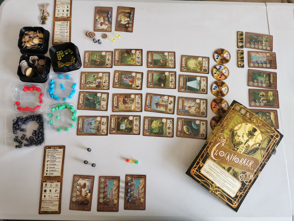 Avis et test du jeu de société Clockworker (Sylex) - Le blog de ...