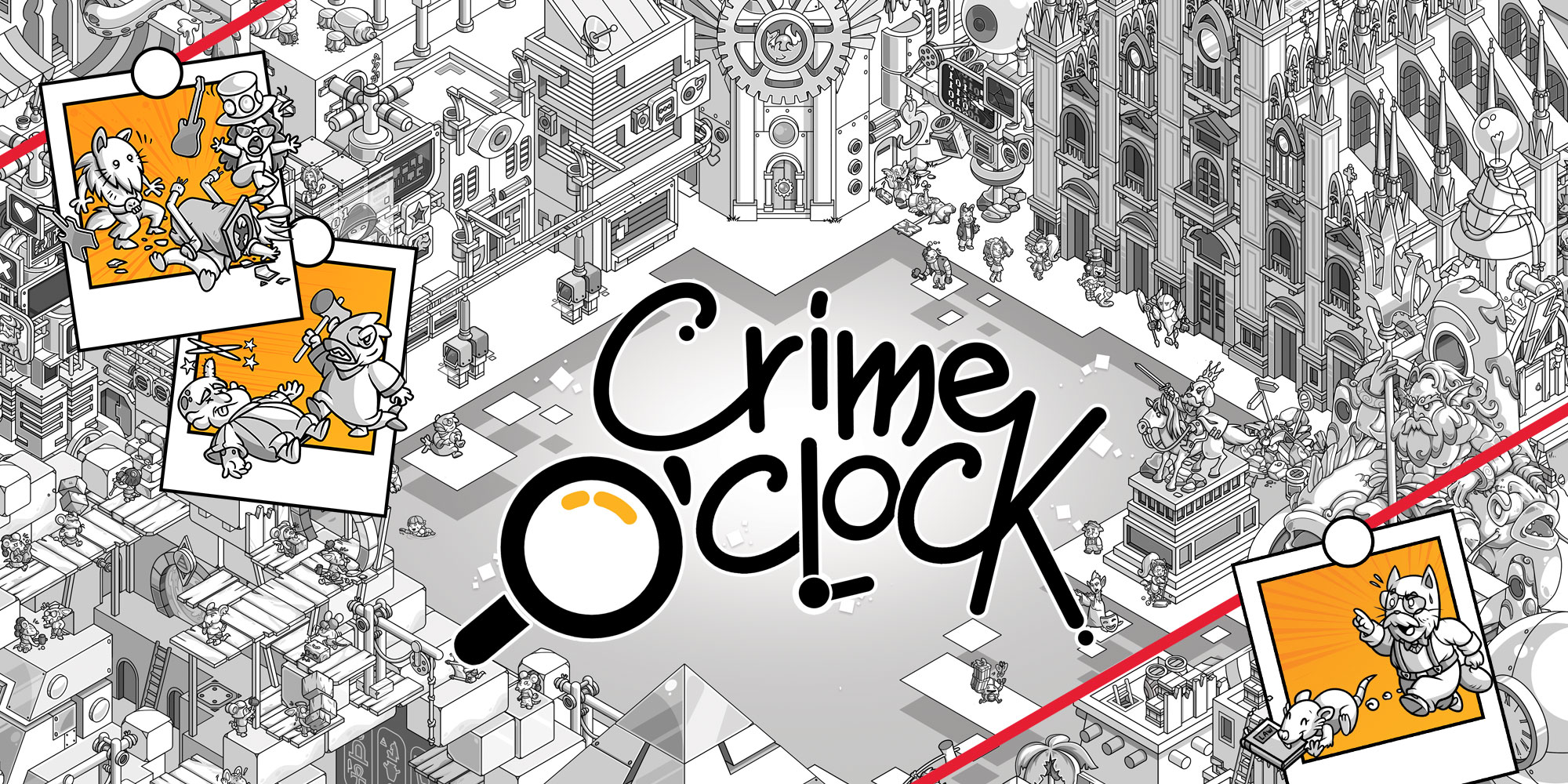 Test de Crime O'Clock, une sorte de MicroMacro: Crime City en version ...
