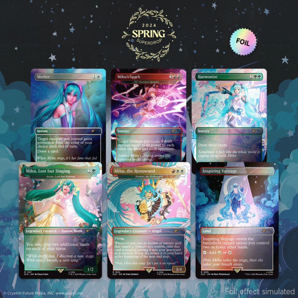 Découvrez la collaboration Hatsune Miku x Magic: The Gathering - Le ...