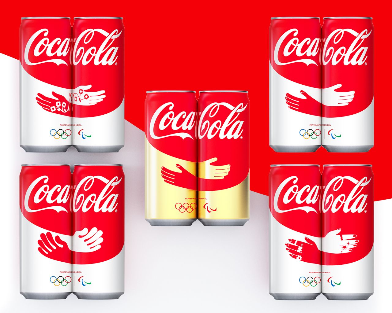 Coca-Cola dévoile des canettes qui s'enlacent pour les Jeux Olympiques ...