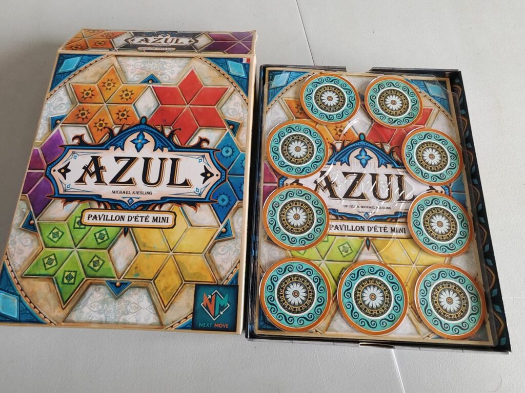 Test et avis du jeu de société Azul pavillon d'été mini (Next Move ...