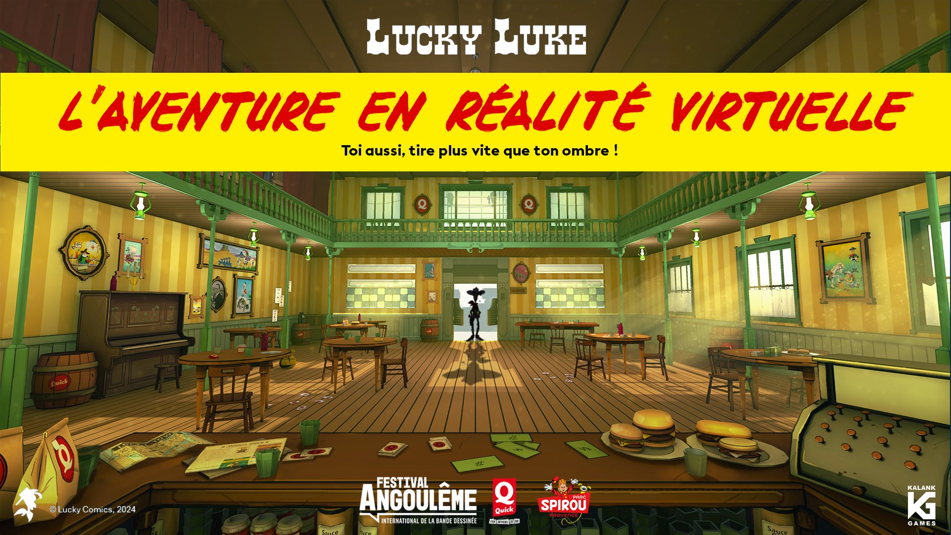Quick dévoile un burger Lucky Luke - Le blog de Guillaume Ghrenassia